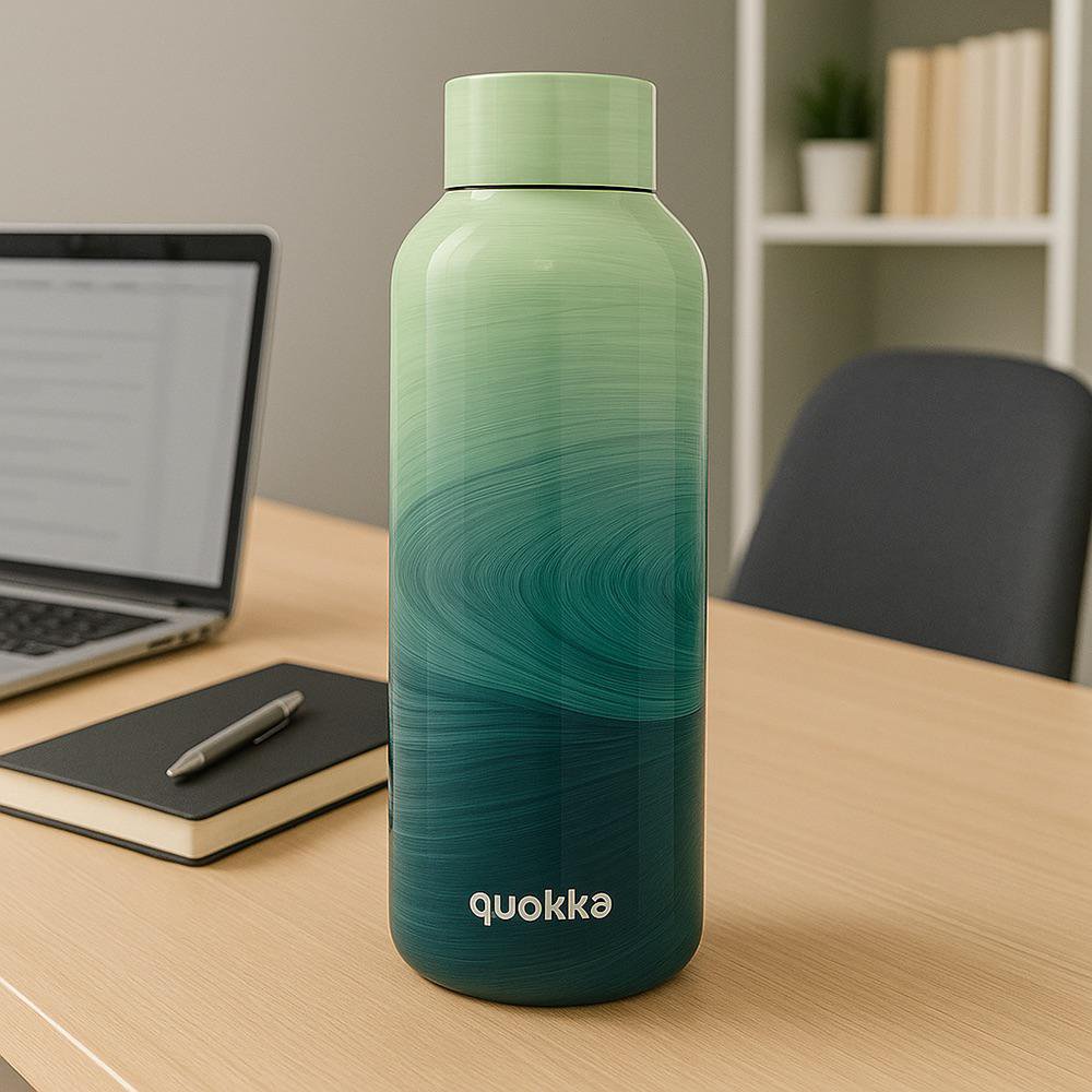 Botella Térmica de Acero Inoxidable Solid Océano 510 Ml - Cemaco