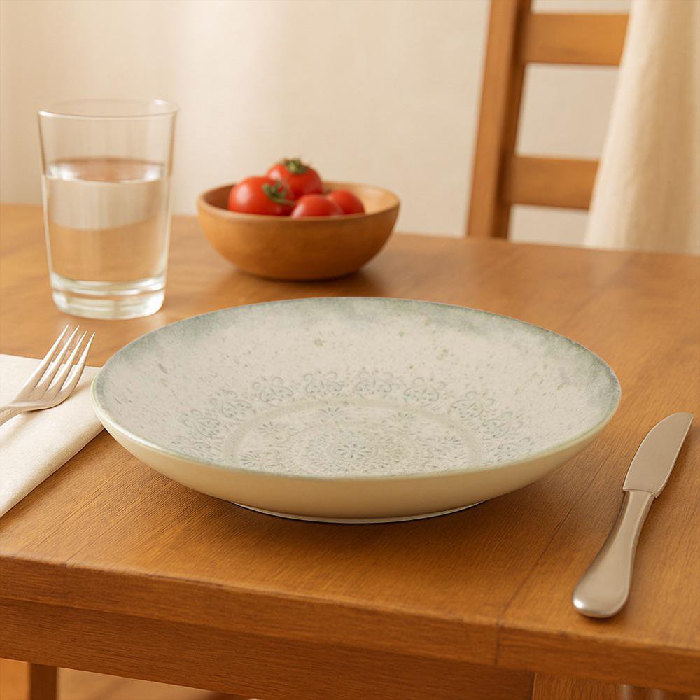 Plato para Sopa Beige Rubio - Cemaco