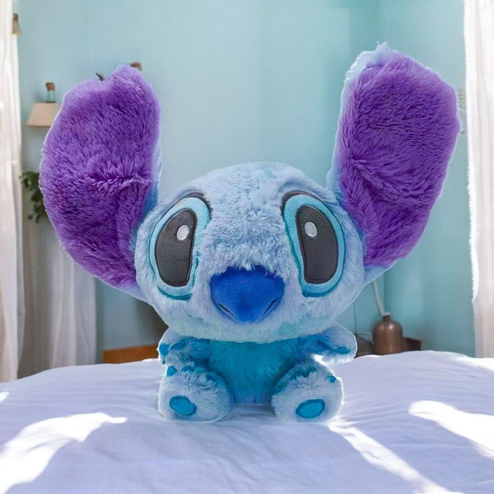 Peluche Stitch Esponjoso Orejas Puntiagudas Azul Morado Disney - Cemaco