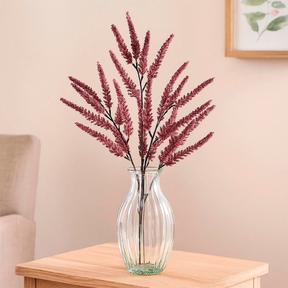 Rama de Espiga Decorativa Rosada - Cemaco