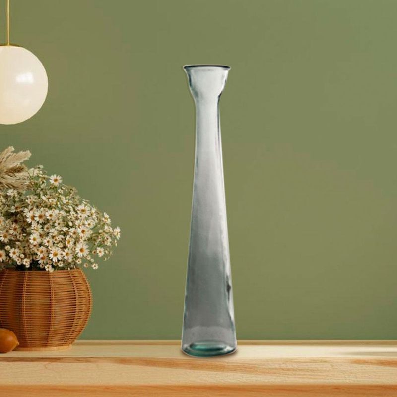 Florero de Vidrio Transparente Pura - Cemaco