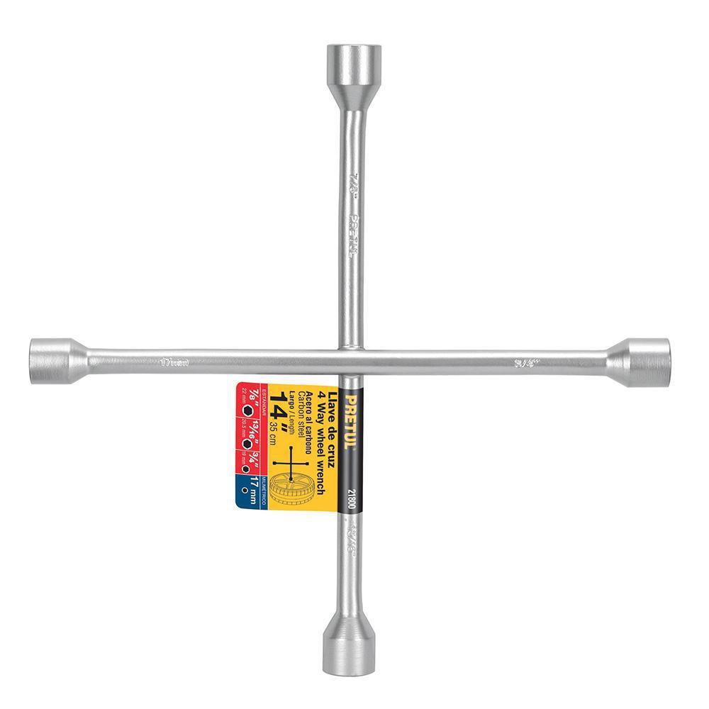 Llave De Cruz 14 Plg Para Entradas De 13/16 Plg, 3/4 Plg, 7/8 Plg Y ...