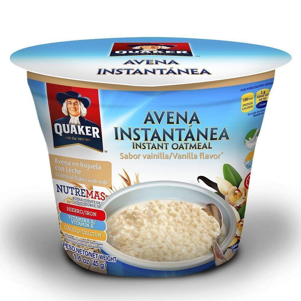 Avena Quaker Cup 45 Gr Varios Sabores - Cemaco