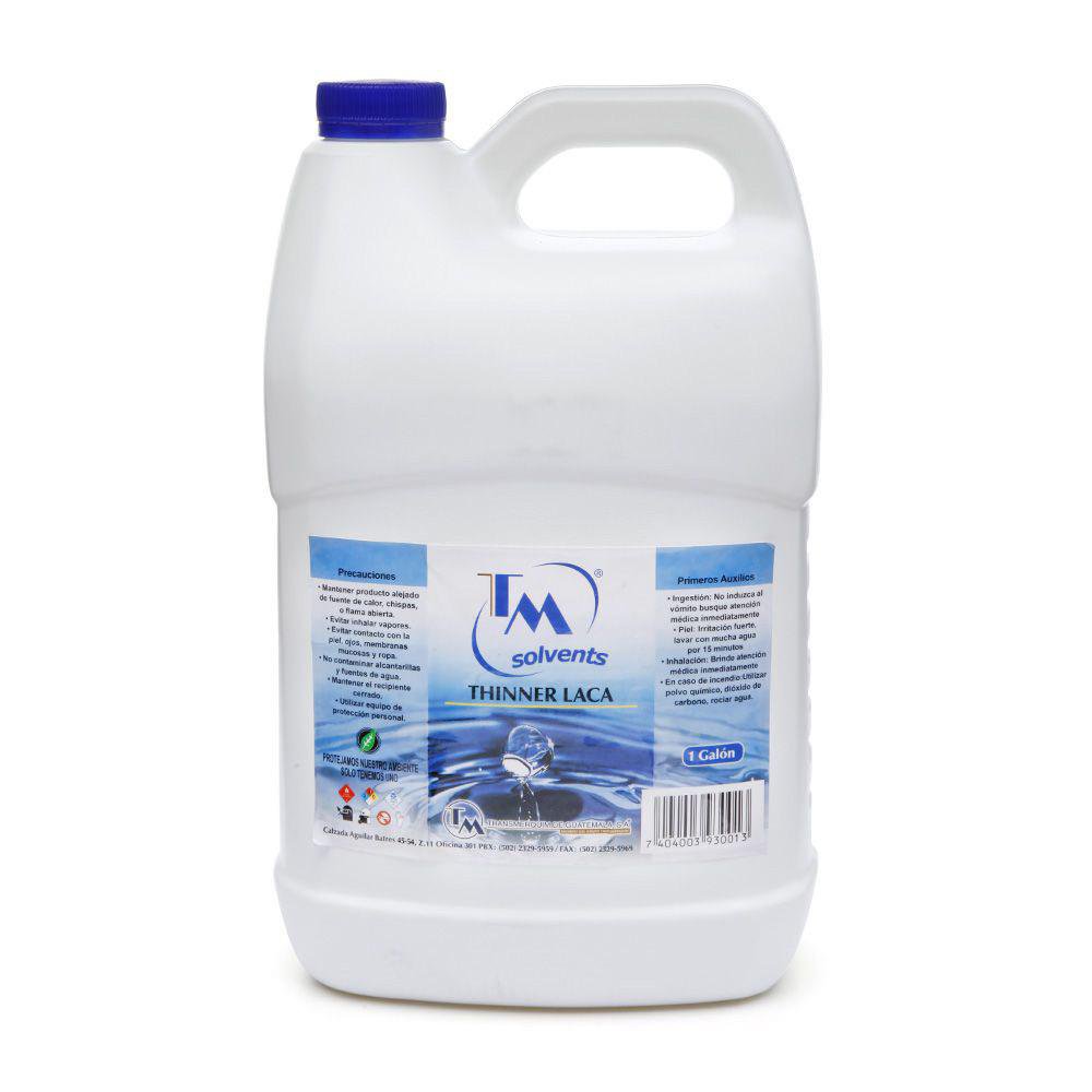 Thinner Laca De 1 Gal Solvents - Transmerquim - Cemaco