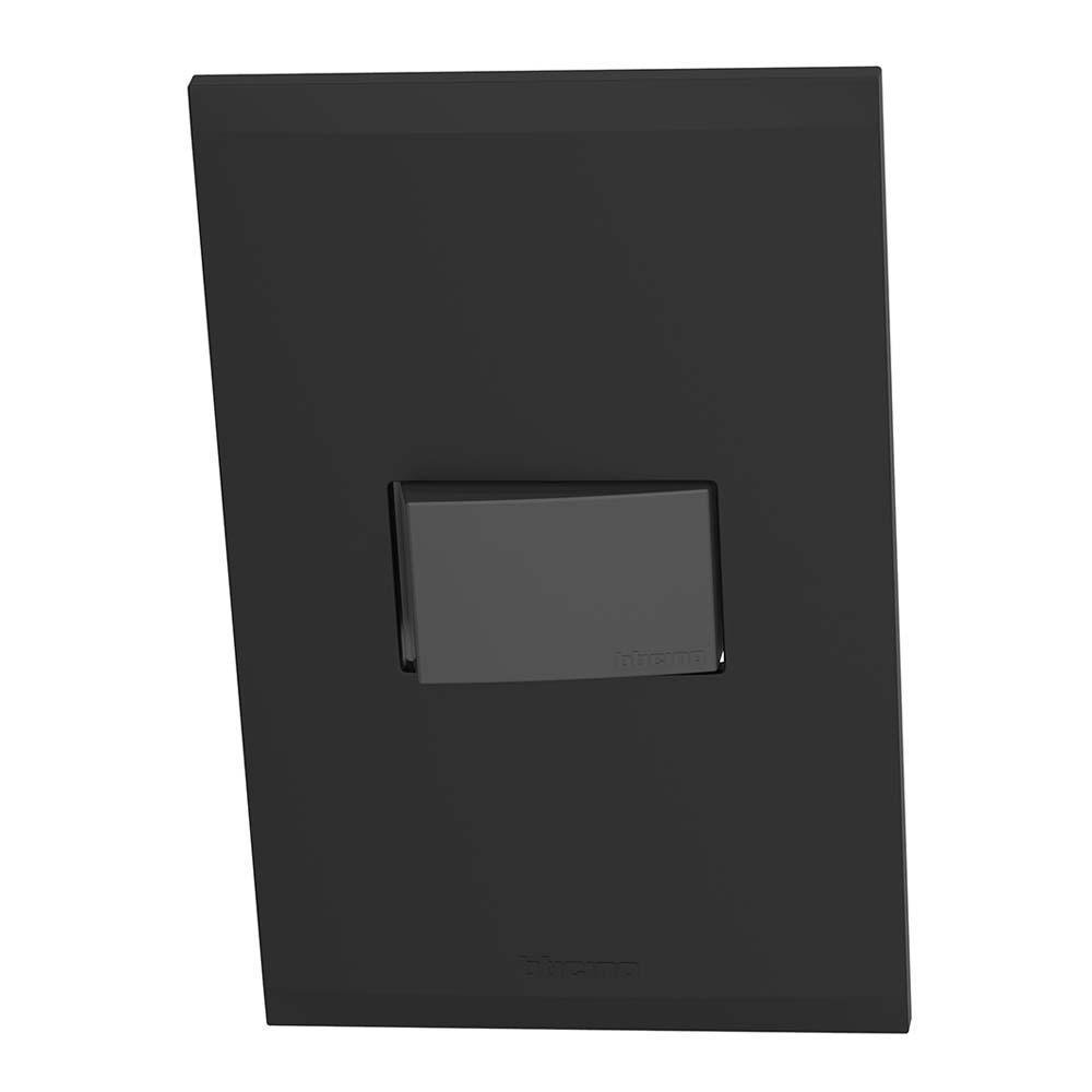 Pulsador Sencillo Negro - Bticino - Cemaco
