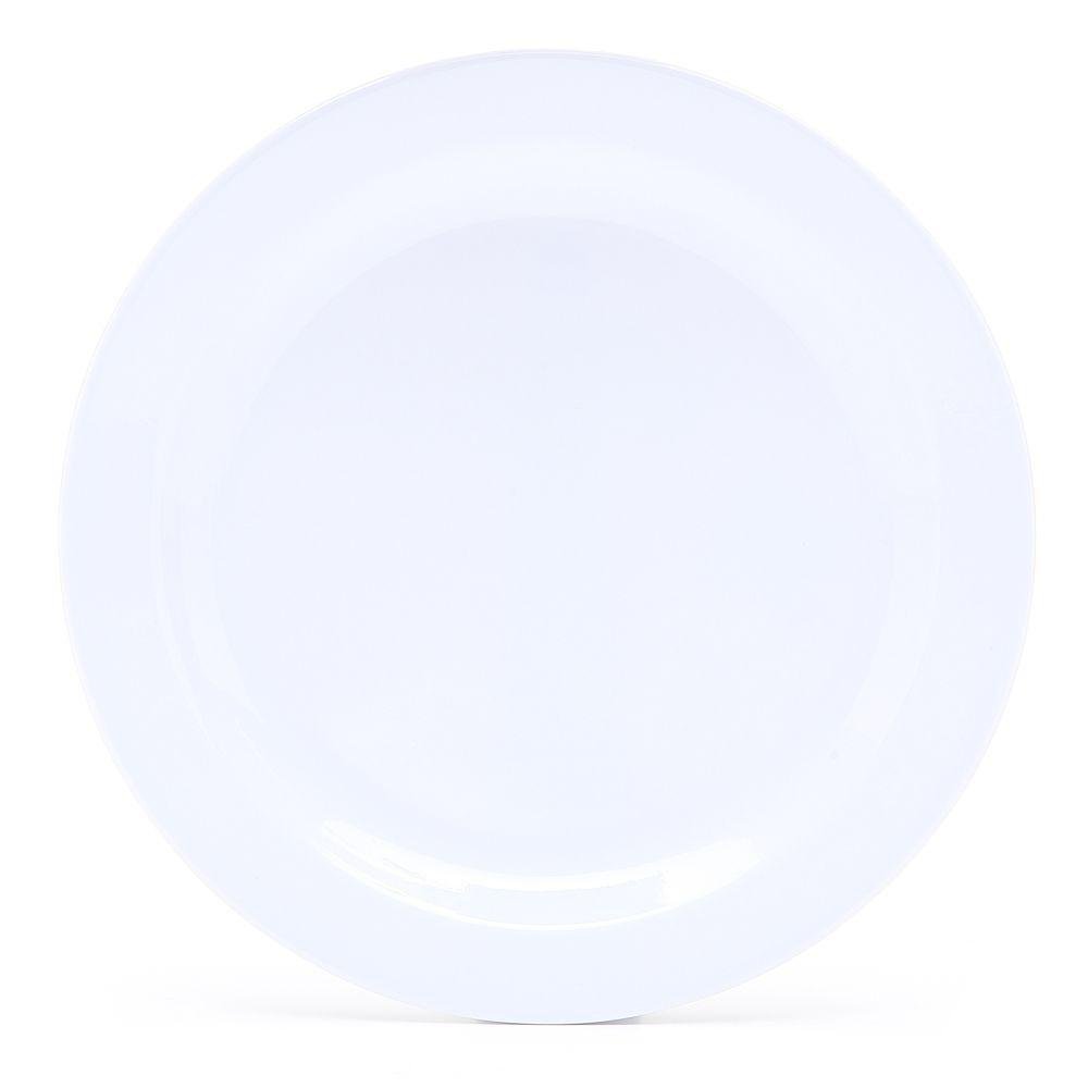 Plato Plano Blanco 9.8 Plg Melamina - Best Melamine - Cemaco