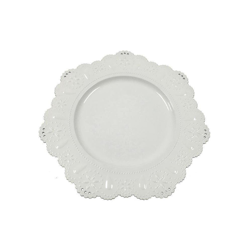 Plato Base Blanco 32 Cm - Toscana - Cemaco