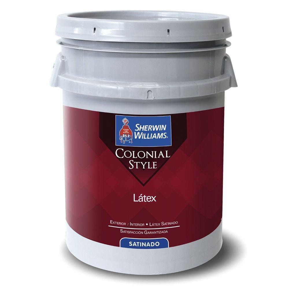 Esmalte Colonial Extra White 5 Gal - Sherwin Williams - Cemaco