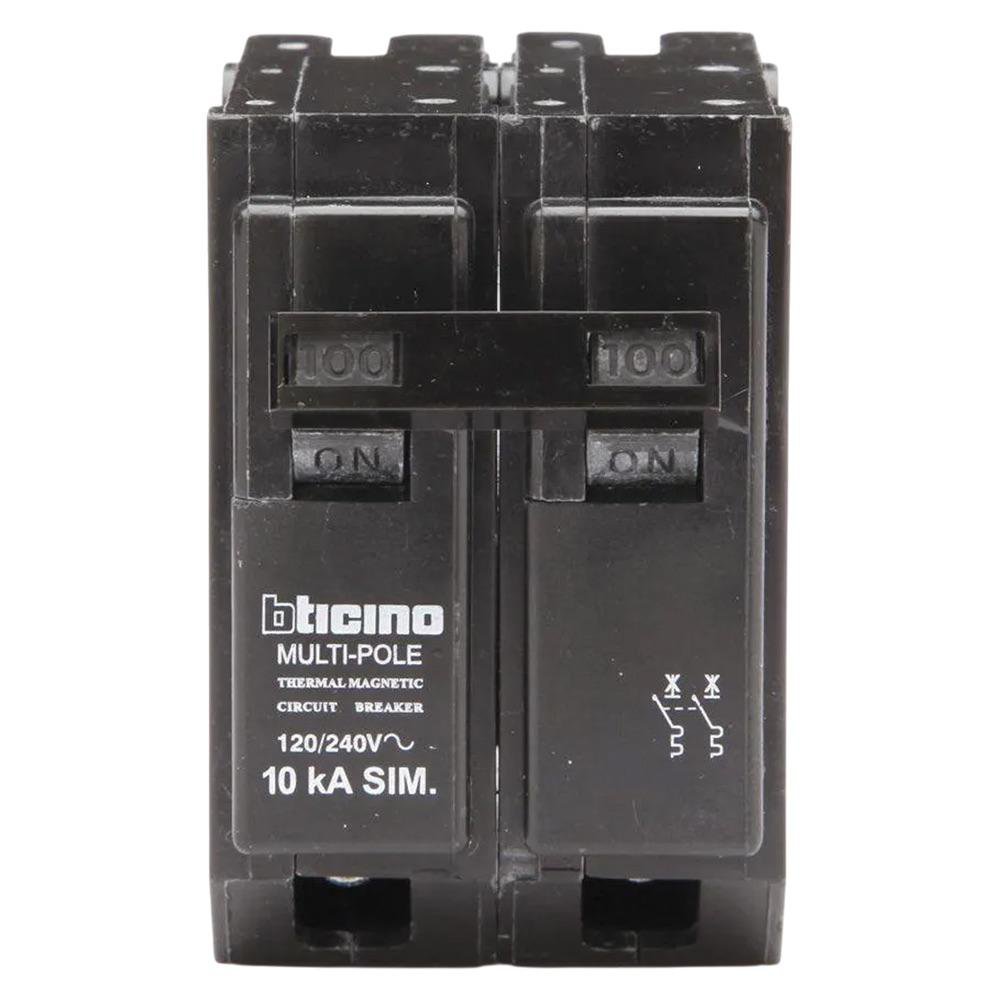 Flipón De 100A 2 Polos 120/240V - Bticino - Cemaco