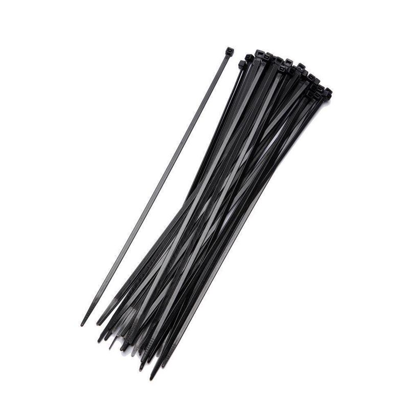 Cincho Estándar De 16 Plg Y 50 Lb Negro 25 Pzas - Volteck - Cemaco