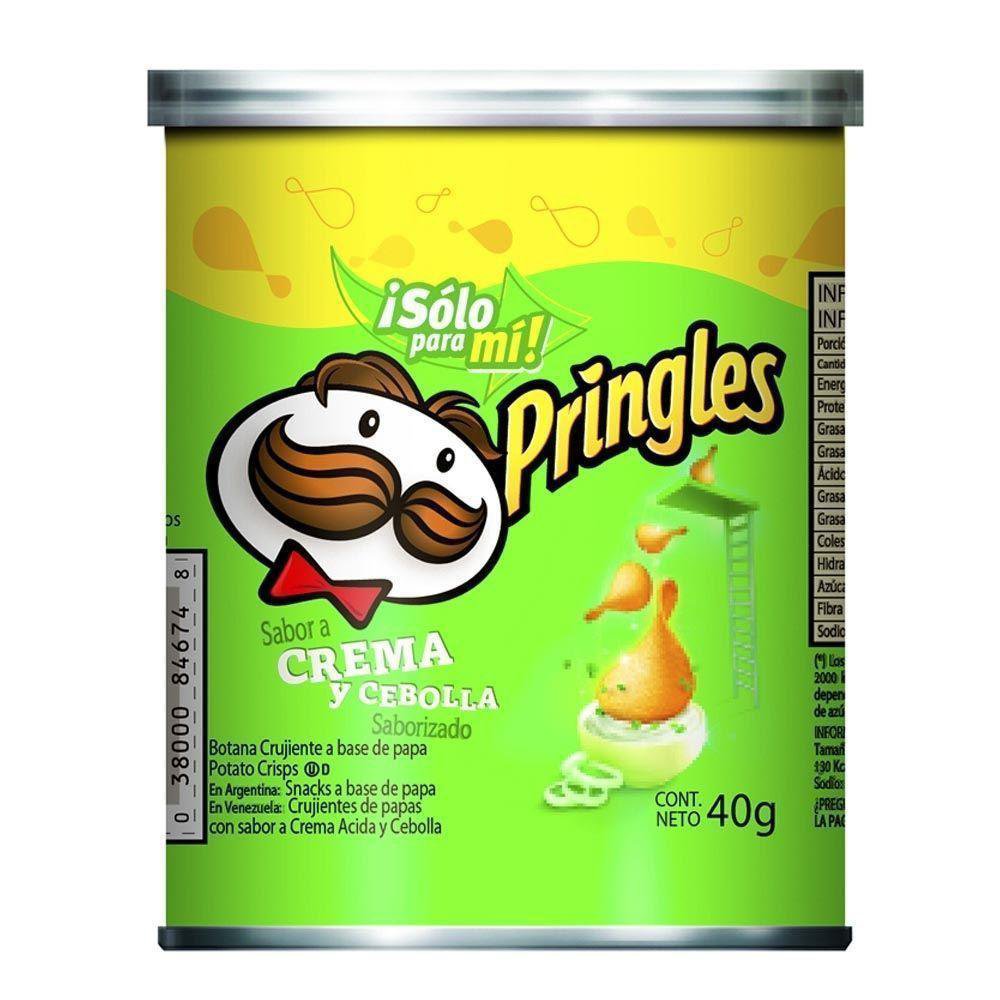 Pringles Crema Y Cebolla Pequeño 40 G - Cemaco