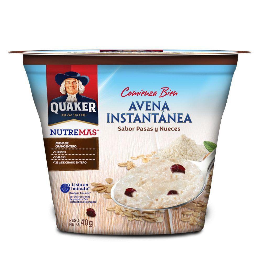 Avena Quaker Cup 45 Gr Varios Sabores - Cemaco
