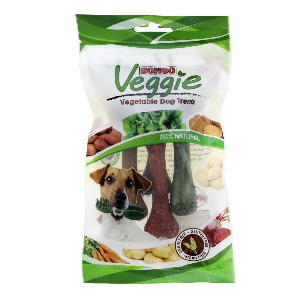 Veggie Treats Para Perro Nubby Bone 4 Unidades - Bongo - Cemaco