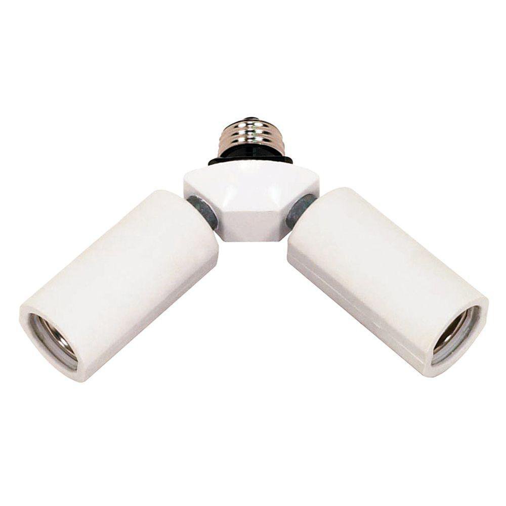 Socket Y Doble Baquelita Rotativo - Satco - Cemaco