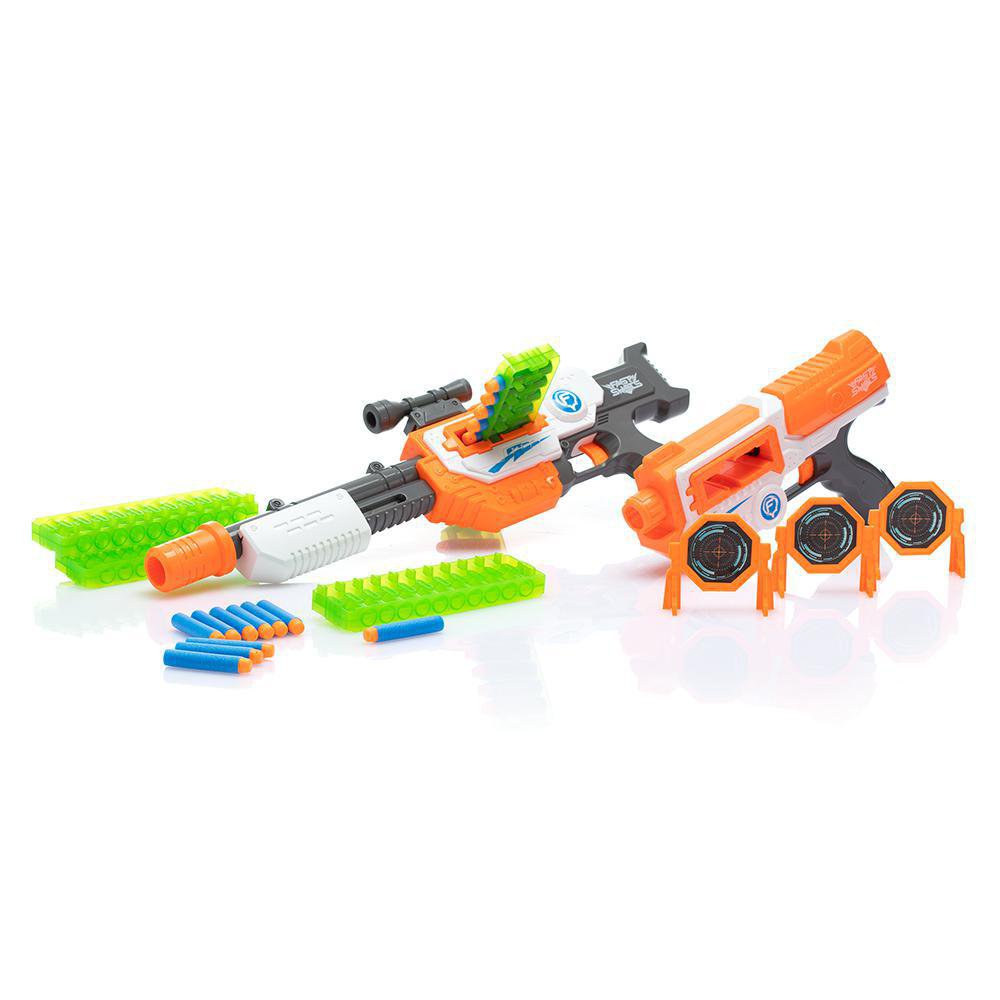 Set De 2 Lanzadores + 40 Dardos - Fast Shots - Cemaco