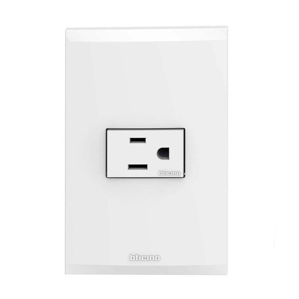 Tomacorriente 2P+T16A Blanco Nobile - Bticino - Cemaco