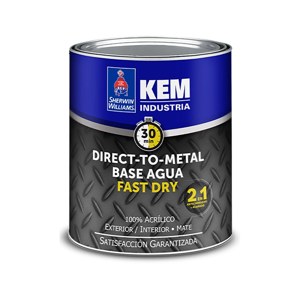 Kem Dtm Base Agua Blanco 1 Galon - Sherwin Williams - Cemaco