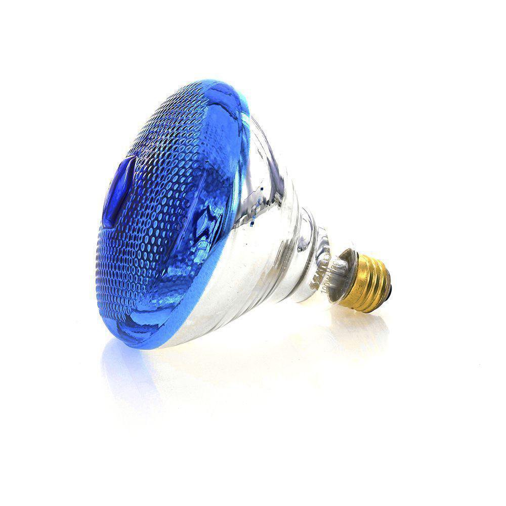 Reflector Incandescente Para Interior Y Exterior Azul De 100 W - Satco ...