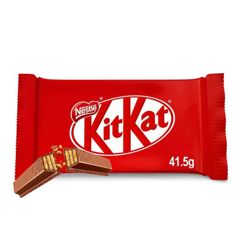 Barra De Chocolate Con Leche Contiene 4 Dedos 41.5G - Kitkat - Cemaco
