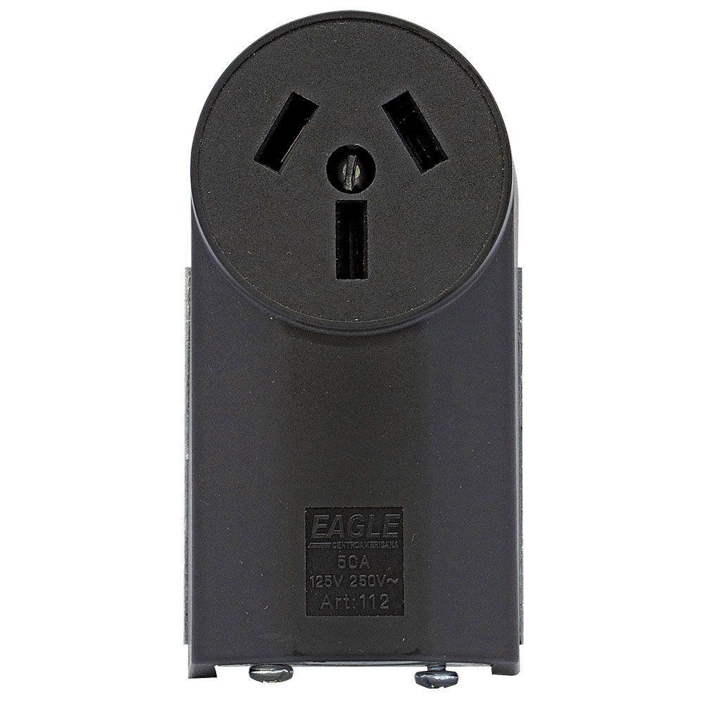 Conector Tipo I De 125-250 V Y 50 A - Eagle - Cemaco