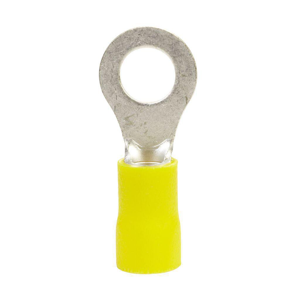 Terminal De Anillo A Presión Amarillo De 10 A 12 Awg - Catamount - Cemaco