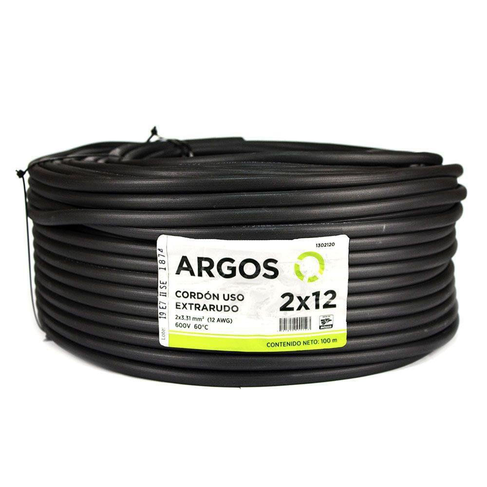 Cable Tsj De 12 Awg Negro - Argos - Cemaco