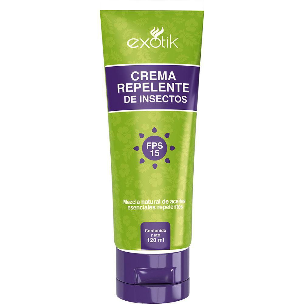 Crema Repelente Fps 15 120Ml - Exotik - Cemaco