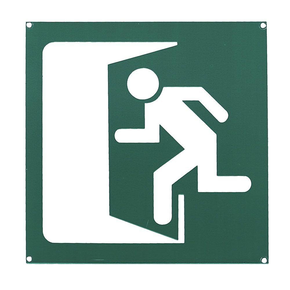 Rótulo Salida Emergencia Puerta Izquierda - Foto Metal - Cemaco
