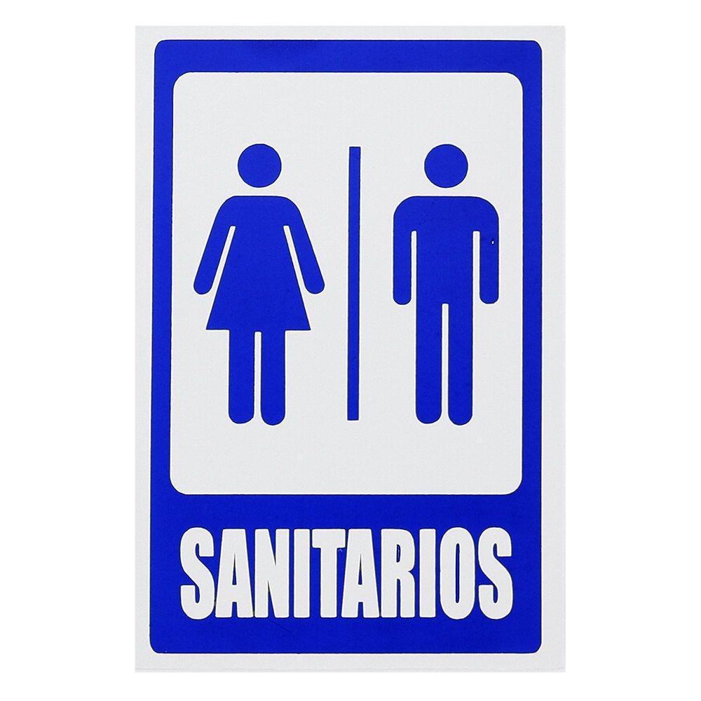 Rótulo para Sanitarios 6 x 9 Plg - Cemaco