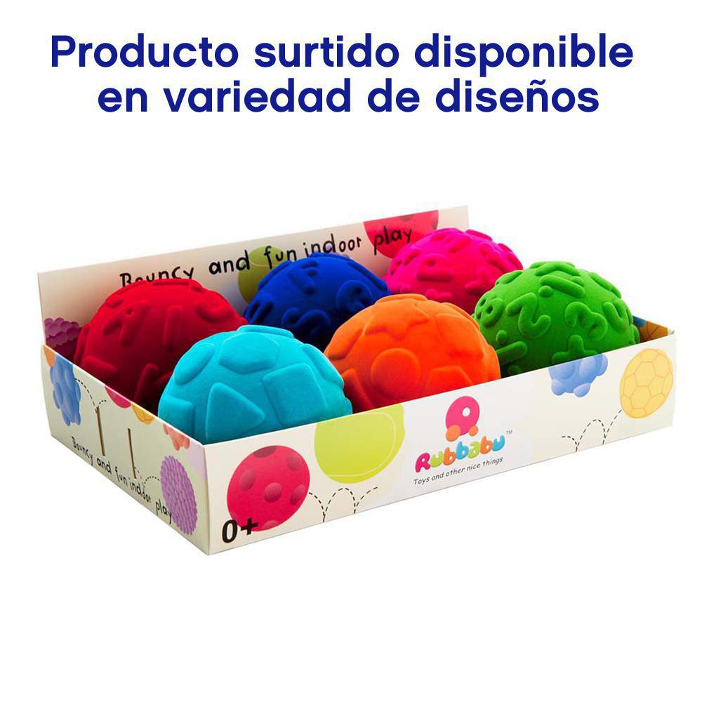 Pelota Rebotadora Colores Surtidos - Rubbabu - Cemaco