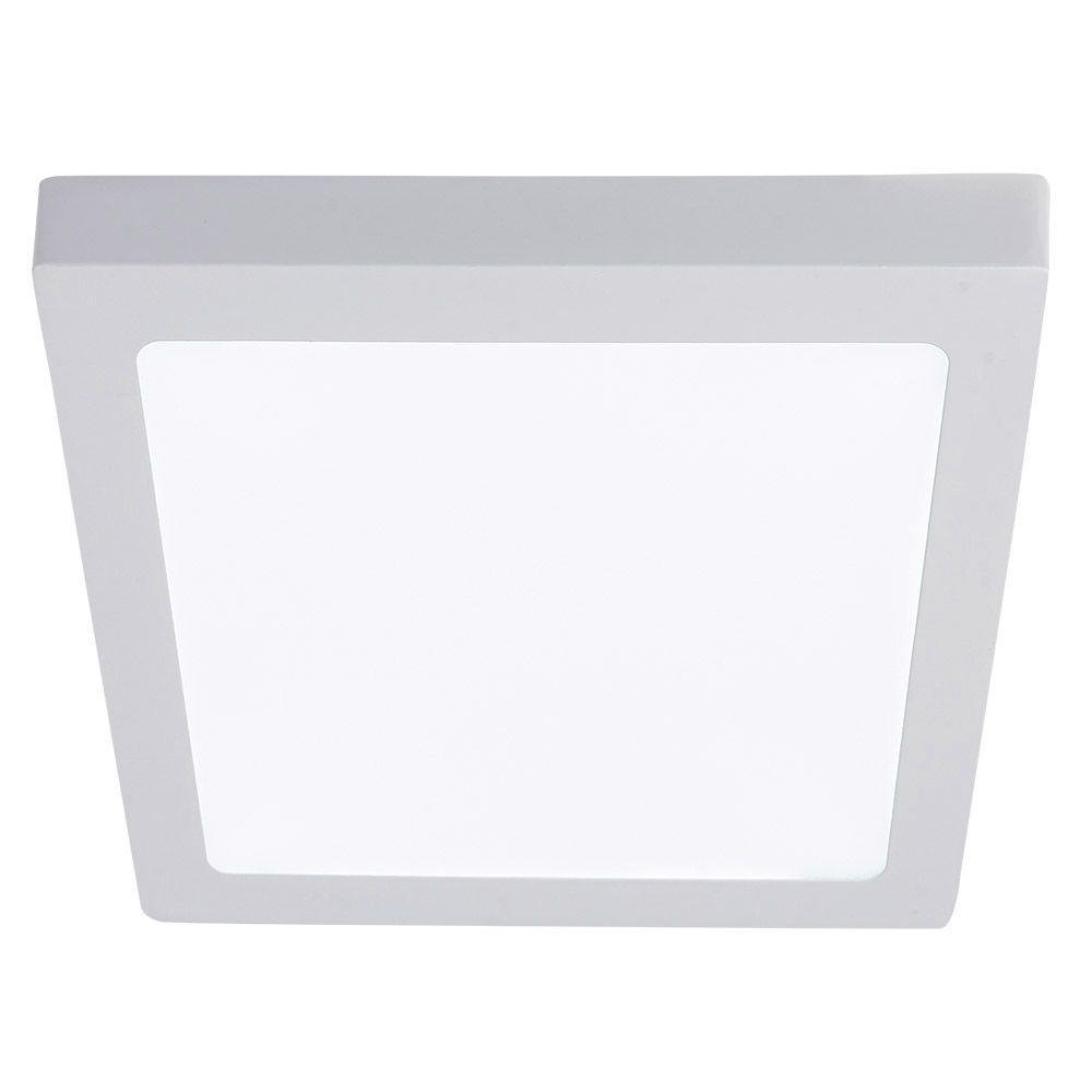 Lámpara Cuadrada Con Bombilla Led De Sobreponer Luz De Día De 18 W ...