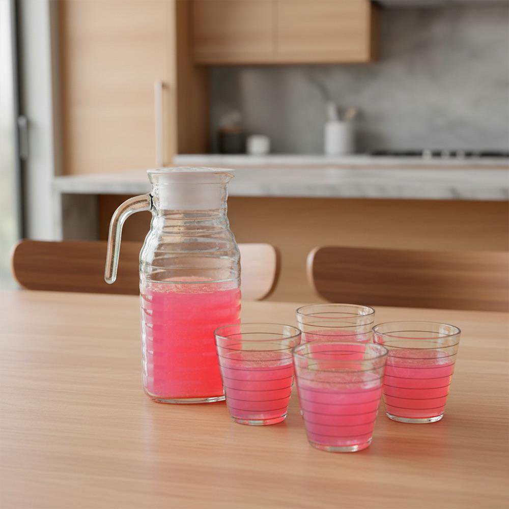 Set de Pichel con 4 Vasos - Cemaco