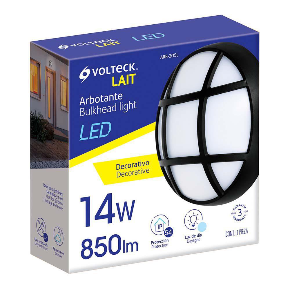 Lámpara De Pared Decorativa De Led 14 W - Volteck - Cemaco
