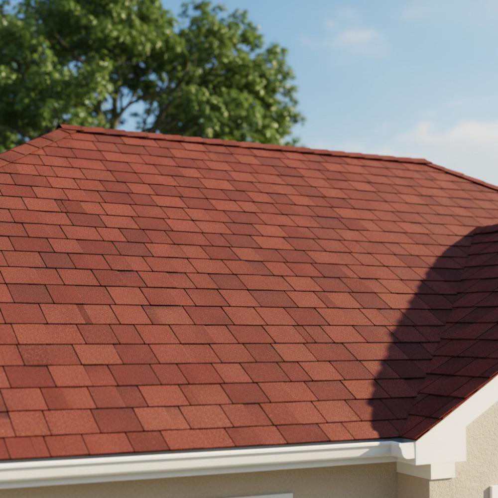 Shingle Riviera Rojo Cambridge Ar 30 3D - Iko - Cemaco