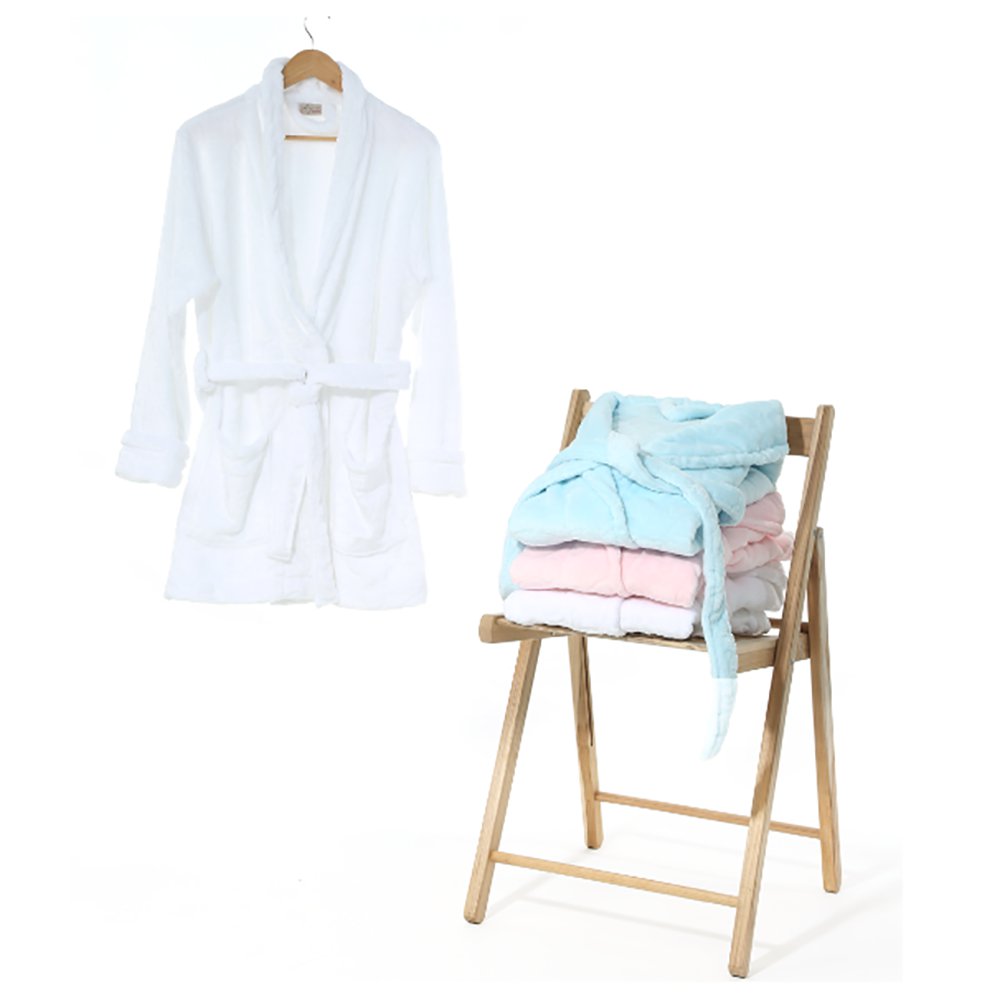 Bata Polar Con Diseño De Osos Rosada Talla M - Anjara - Cemaco