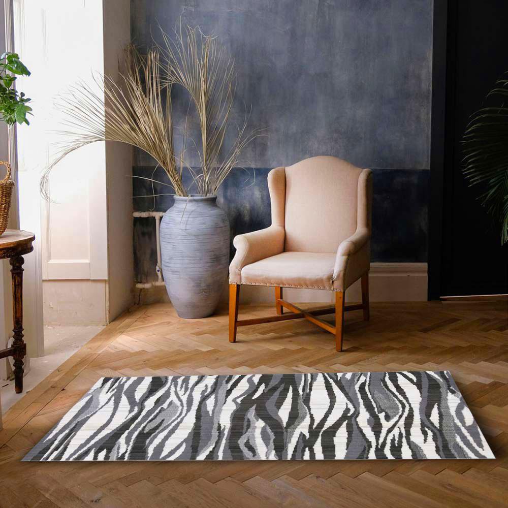 Combo De 3 Alfombras Carter Cebra - Viva - Cemaco