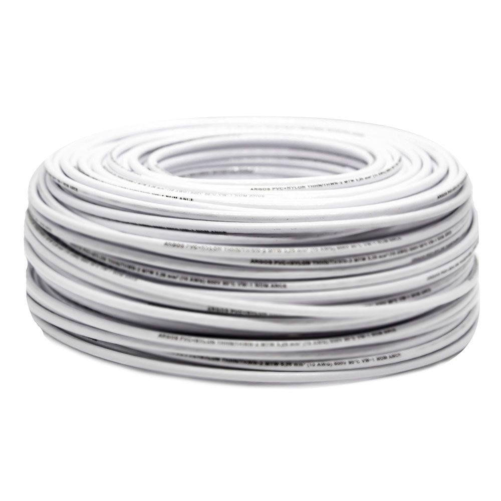 Cable Thhn De 12 Awg Blanco - Argos - Cemaco