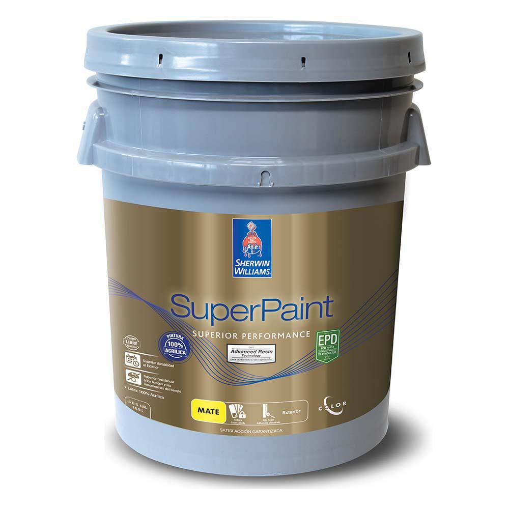 Superpaint Exter Ultra Deep Mate 5 Gal - Sherwin Williams - Cemaco