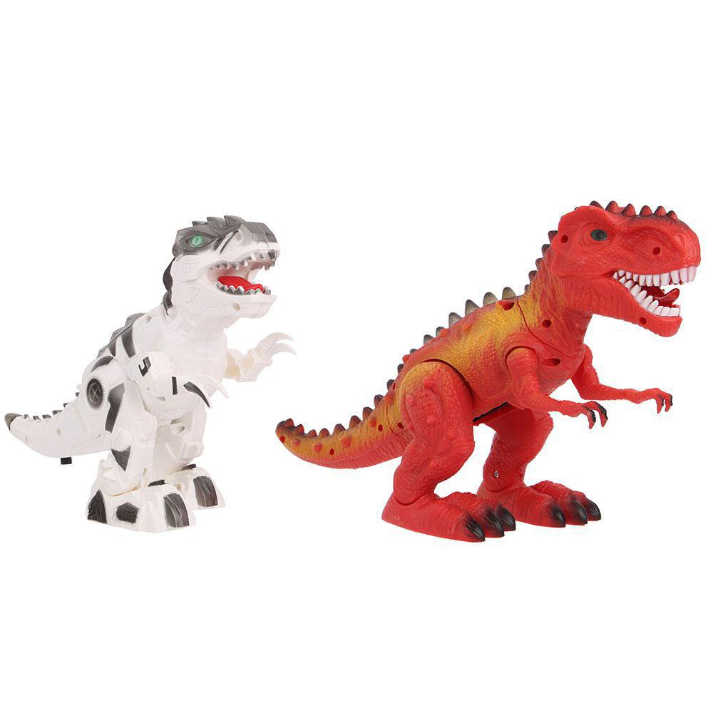 Set De 2 Robots Mighty Mega Rex Y T-Rex - Vivitar - Cemaco