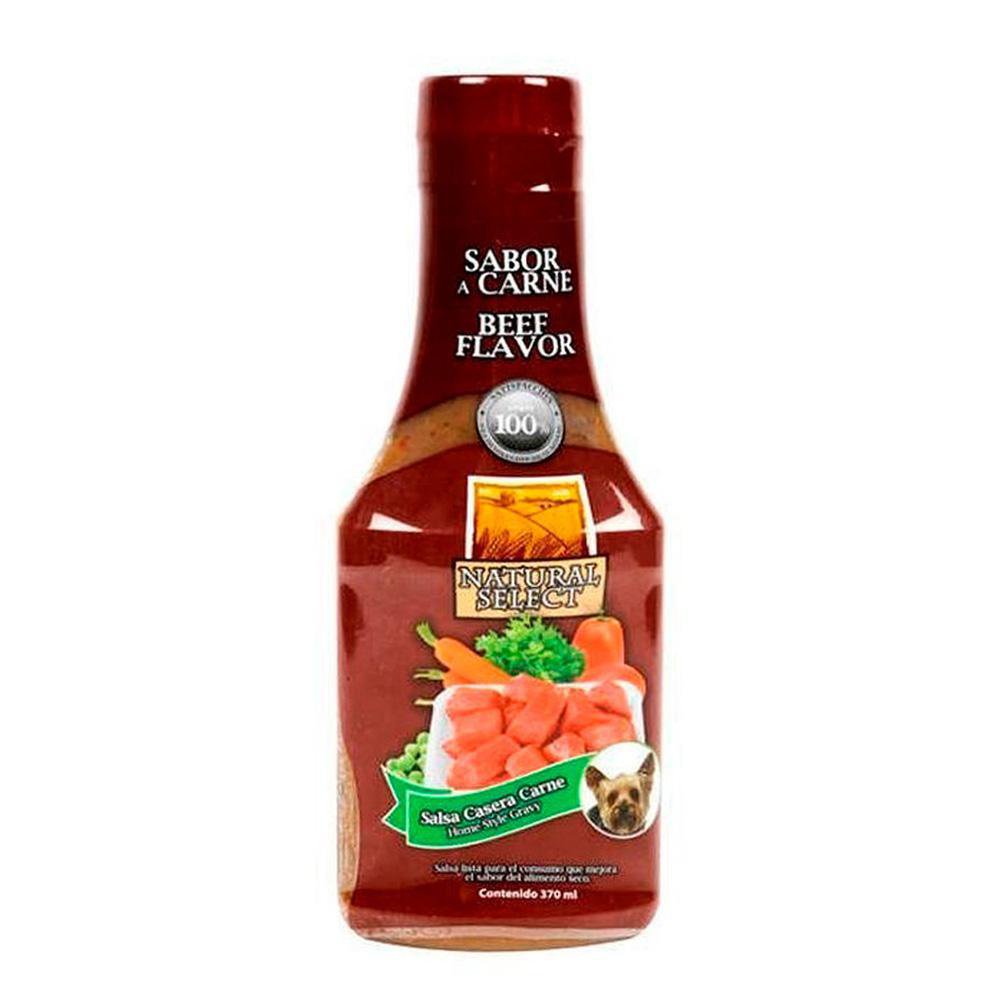 Salsa Natural Para Perros Sabor Carne 370 Ml - Natural Select - Cemaco