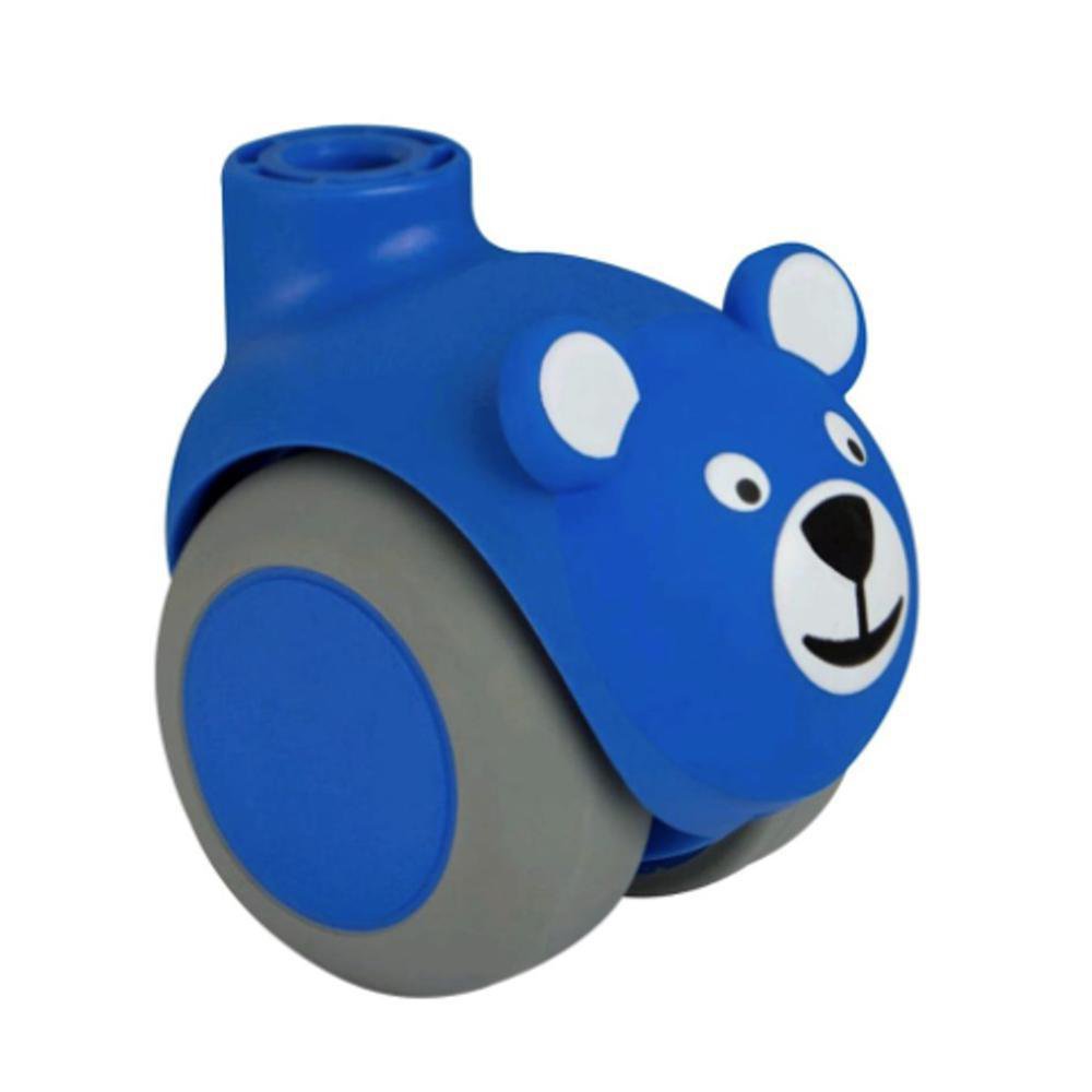 Rodo Giratorio sin Pin para Mueble Diseño Oso 50 Mm - Cemaco