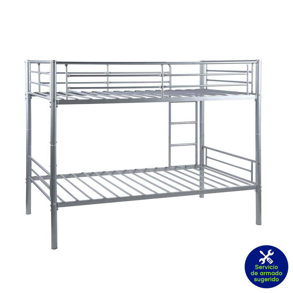 Cama Litera De Metal 200.5X110X160.5 Cm - Z Varios Colores - Cemaco