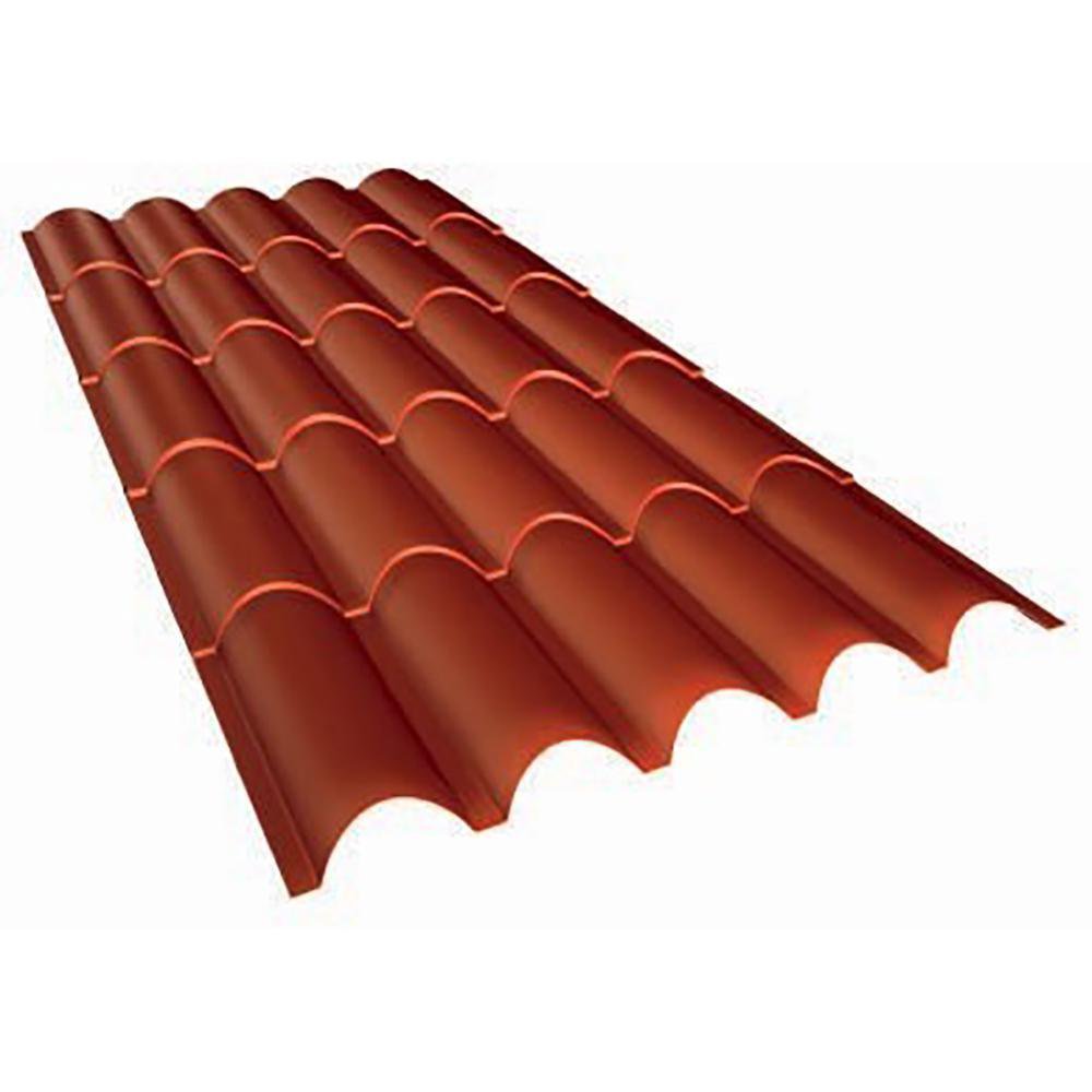 Lámina Teja Santo Domingo Roja Calibre 26 De 0.45 Mm - Multigroup ...