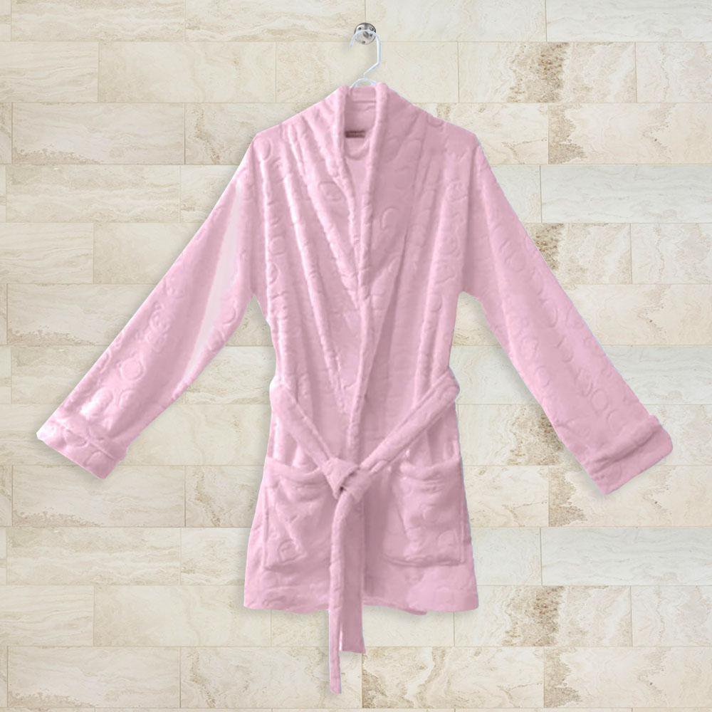 Bata Polar Con Diseño De Osos Rosada Talla M - Anjara - Cemaco