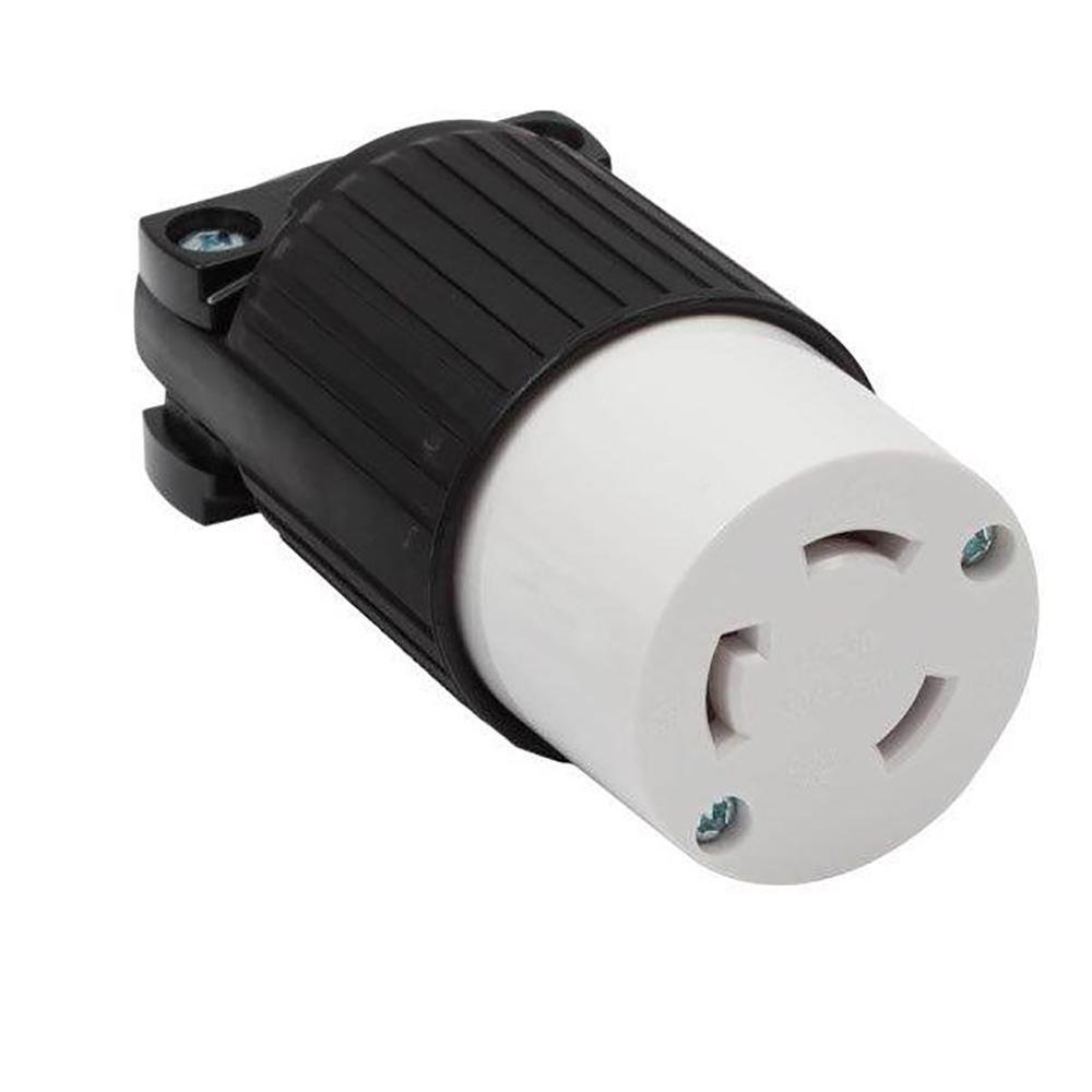 Conector Lock De 2 Polos 30A 250V 3W - Eagle - Cemaco