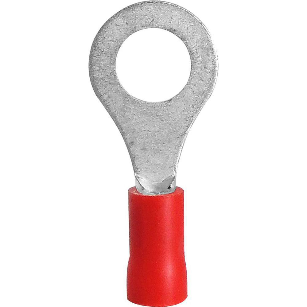 Terminal De Anillo Rojo 1/4 22-16 Awg - Coninca - Cemaco