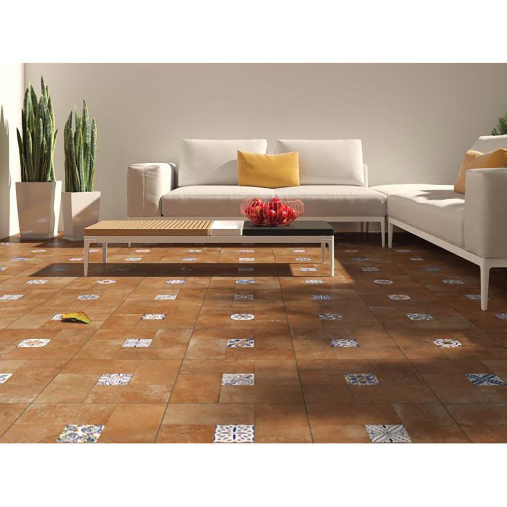 Caja De Piso Cerámico Meraki Terracota 40X40 Cm - Interceramic - Cemaco