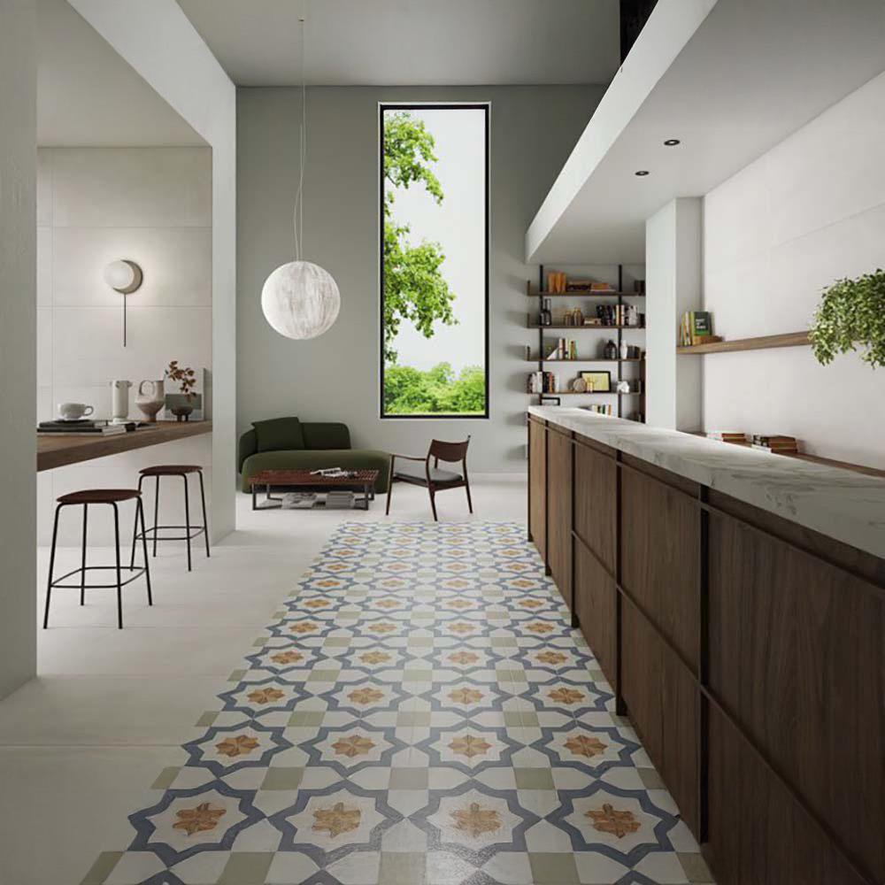 Caja De Piso Cerámico Flor Estela 20X20 Cm - Interceramic - Cemaco