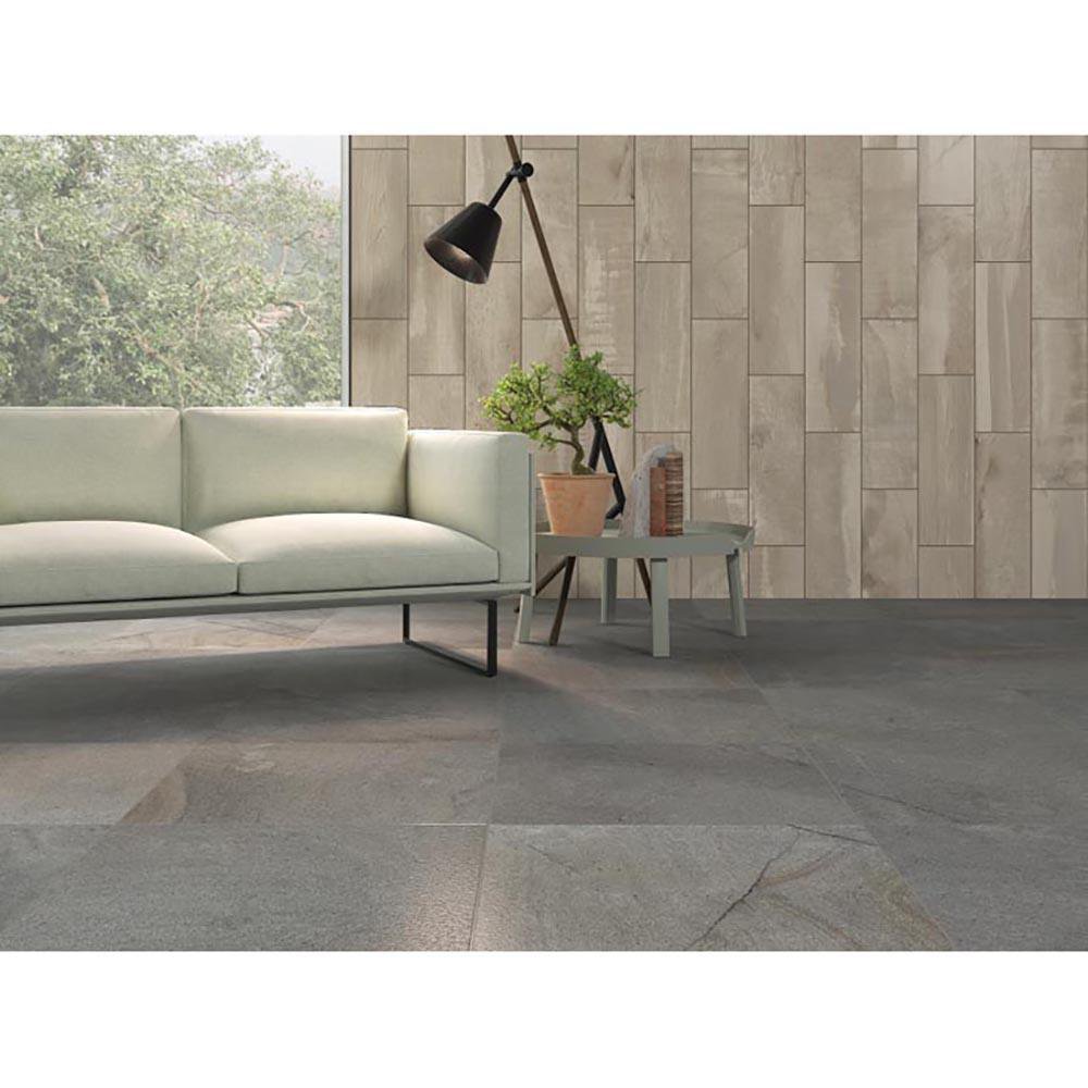 Caja De Piso Cerámico Delta Gris 60X60 Cm - Interceramic - Cemaco