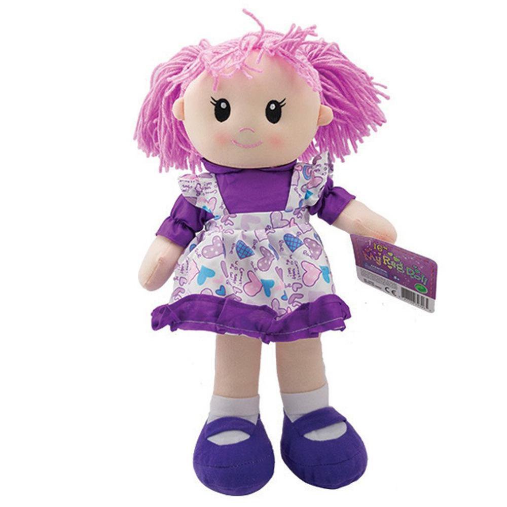 Muñeca De Trapo Morado 16 Plg - Grandex - Cemaco